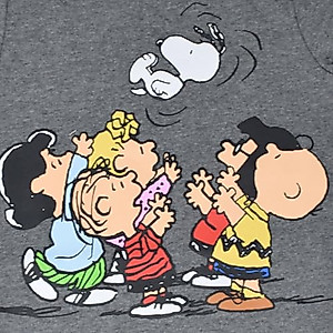 Peanuts Snoopy Newborn Baby Boys 4 Pack Short Sleeve Bodysuits Peanuts '20 3-6 Months