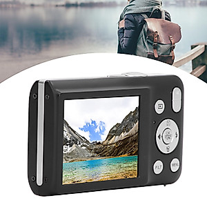 Dpofirs 8K Digital Camera, 2.7inch 68MP IPS Vlogging Selfie Dual Screen Camera with 16X Digital Zoom, 20 Built in Beauty Filters, 750mAh WiFi Digital Video Camera for Vlogging (Black)