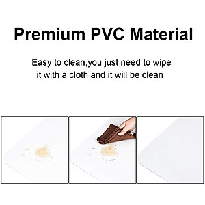 Dinosaur Office Chair mat for Hard Floors, 30" X 48" Transparent Floor Mats, Easy Glide for Chairs, Wood/Tile Protection Mat for Office & Home (30" X 48" Rectangle)