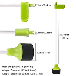 wine stoppers vacuum Hose Accessory with accessories Compatible with FoodSaver (6 black)