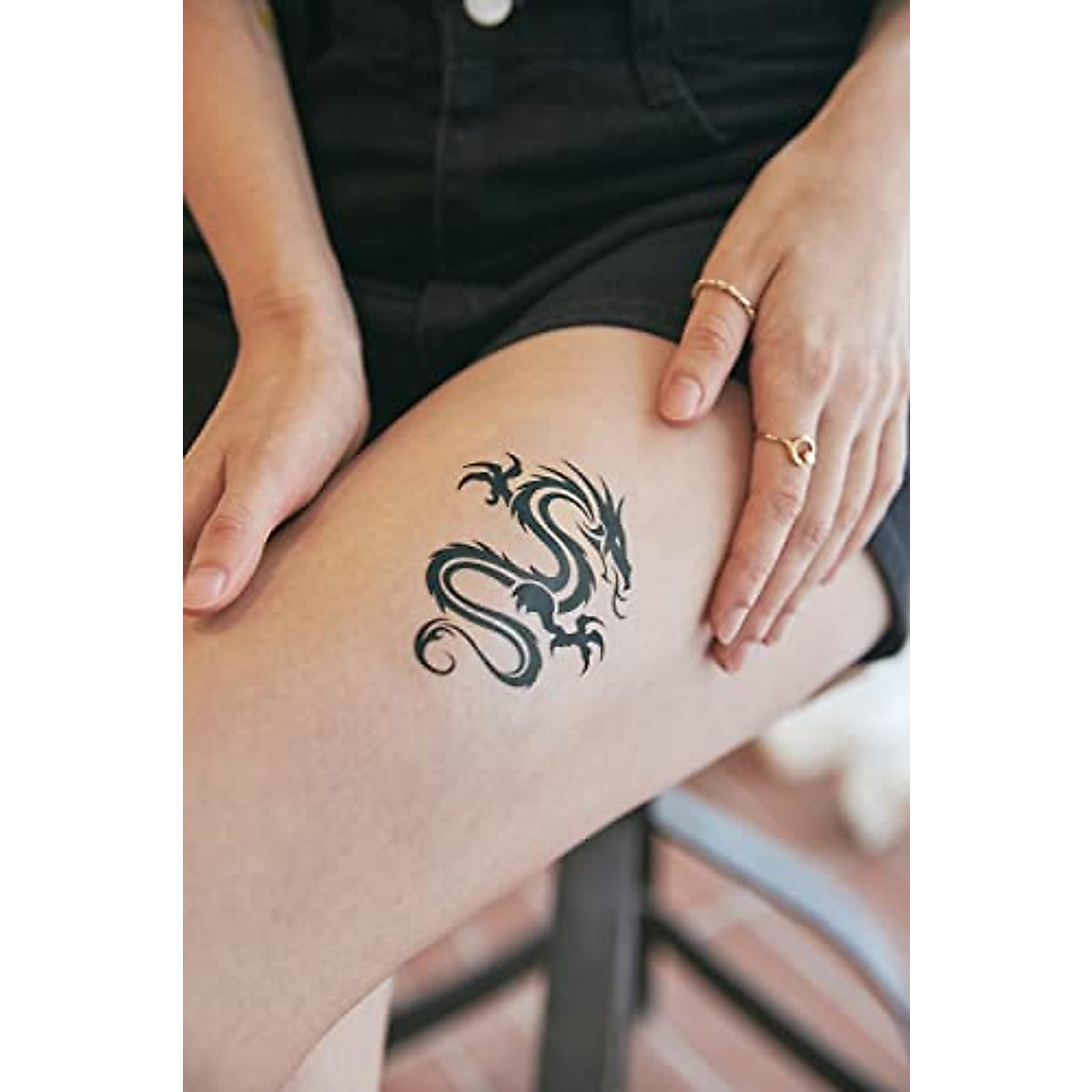 Sunnyscopa Printable Temporary Tattoo Paper for INKJET printer - US LETTER SIZE 8.5"X11", 10 SHEETS - DIY Personalized Image Transfer Sheet for skin - Custom Waterslide Decal Stencil Henna