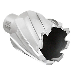 Accusize Industrial Tools Hss Annular Cutter, 1-1/2'' Diameter by 1'' Depth with 3/4'' Weldon Shank, Ansi Standard, 2080-2029