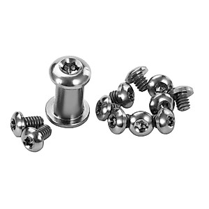 Iceyon Titanium Screw Kit with Stainless Pocket Clip for Benchmade Bugout 535 (Titanium Primary Color)