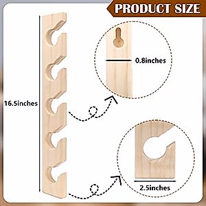 ZYP 2 PCS Hat Rack for Wall Wooden Baseball Caps Organizer Wall Mount Baseball Hat Holder Wall Vertical Hat Racks for Closet Door Bedroom Entryroom Laundry