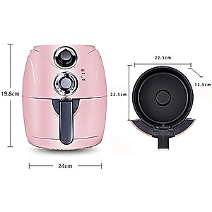 Air Fryer for Home Use 2.5L Modern Simplicity Air Fryer Air Fryer Automatically Fried Chicken Fish and Chips Oven Pink Every Family