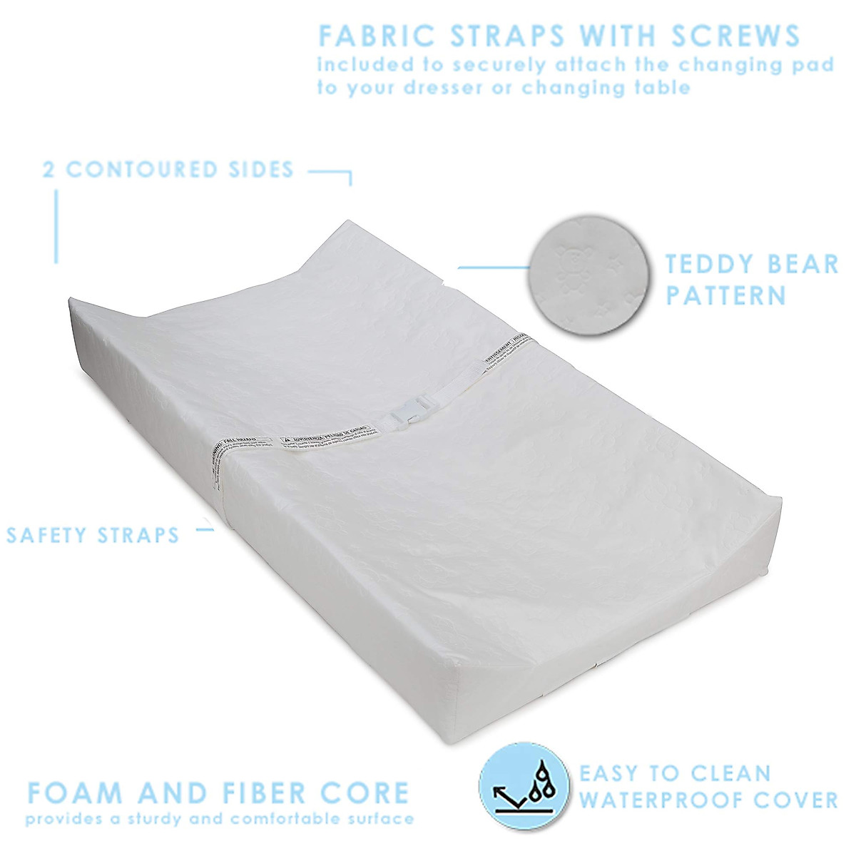 Delta Children Lancaster 3 Drawer Dresser with Changing Top