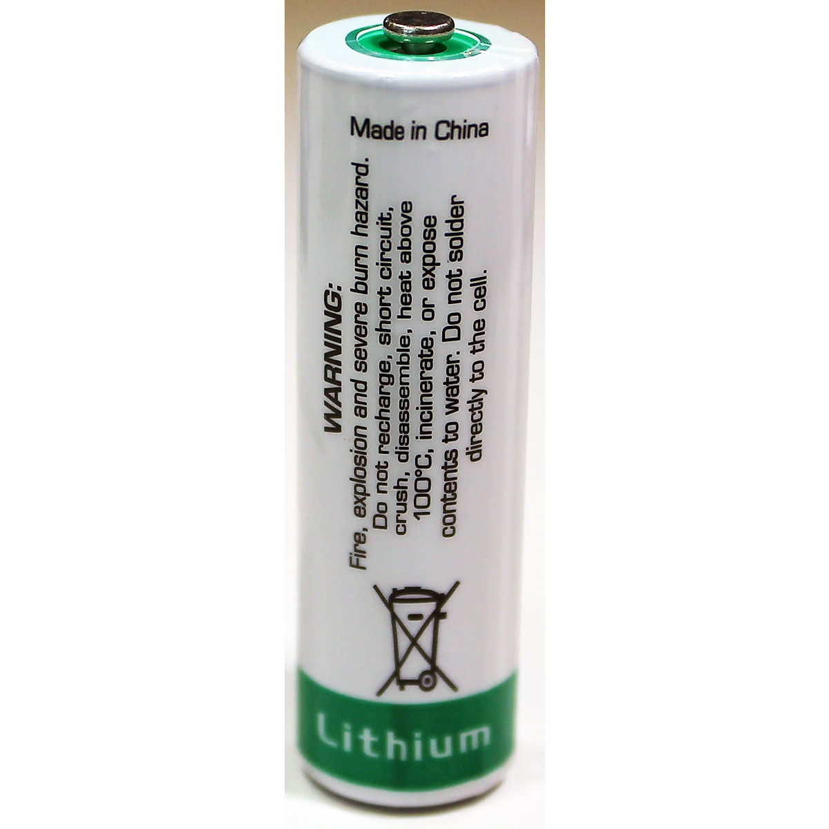 Saft LS-14500 AA 3.6V Lithium Battery - non Rechargeable