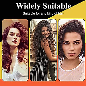 Volumizing Hair Root Clip Hair clips for women Instant Hair clip Naturally Fluffy Hair Styling Curly Tool Roller Wave Magic Salon Hair Root Clip Wave Fluffy Hair Root Curler curler clips (Orange)