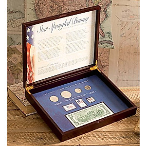 American Coin Treasures Star Spangled Coin and Stamp Box Set