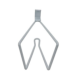 Pastlla 7.08" White Paper Towel Holders Stainless Steel Kitchen Roll Paper Towel Holder Hanger Organizer Rack Under Cabinet Over Door Paper Towel Holder for Kichen Bathroom No Drilling