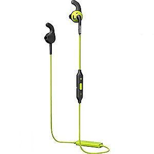 Philips ActionFit in-Ear Wireless Headphones with IPX2 Sweat-Proof Design (SHQ6500CL), Black/Lime Green