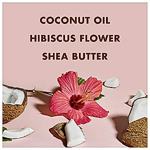 SheaMoisture Curling Gel Souffle for Thick, Curly Hair Coconut , Hibiscus to Moisturize and Protect Hair 12 oz