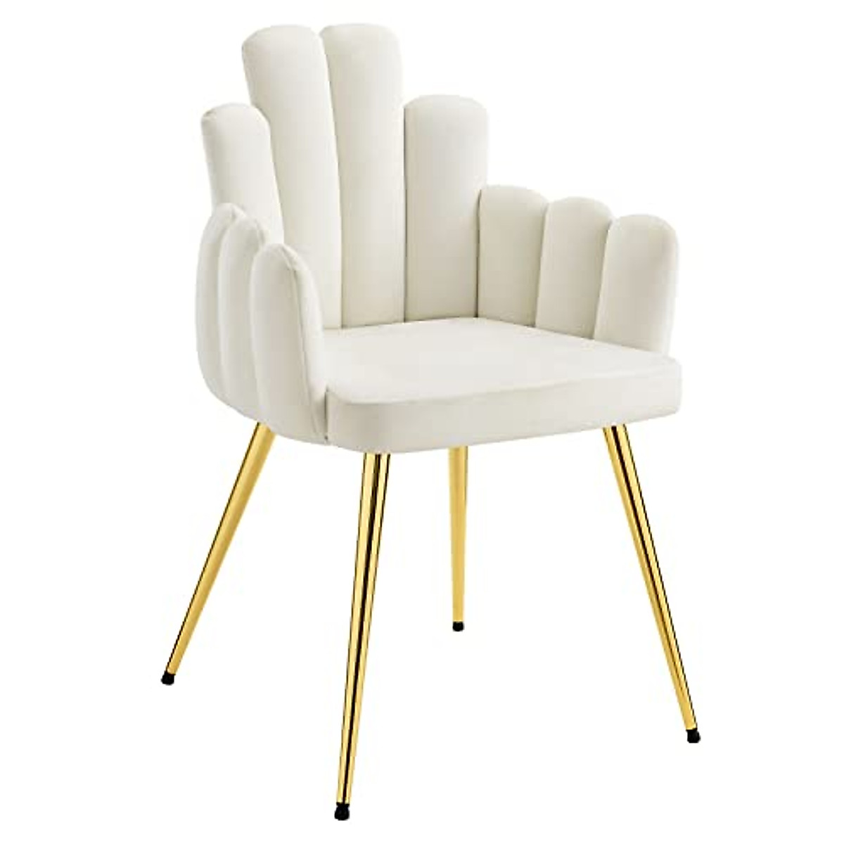 Modway Viceroy Dining Chairs, Gold White