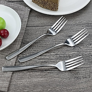 HOMMP 16-Piece Stainless Steel Salad Forks, Dessert Forks