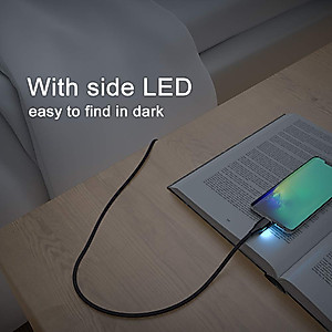 N. NETDOT Magnetic Charging Cable, Gen10 Nylon Braided 2-in-1 Magnetic Phone Charger Compatible with USB-C and Micro-USB Devices (3.3ft/3 Pack Black)