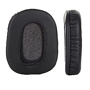 VEKEFF Replacement Cushion Ear Pads Kit for BlueParrott B450-XT Bluetooth Headset (Black PU)