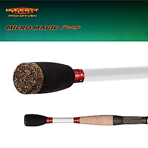 Duckett Fishing Micro Magic ProCrankin' Medium Action Rod with Split Grip, 7'