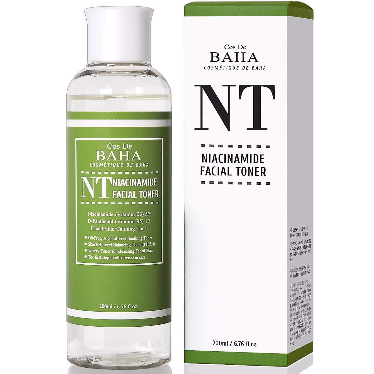 Niacinamide 5% Facial Serum - Pore Reducer + Uneven Skin Tone Treatment + Diminishes Acne Prone, Skin Balancing Pore Reducing, Restores Elasticity, 6.75 Fl Oz