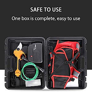 DAPAO Electric Pruning Shears,Lithium Battery Gardening Fruit Tree Pruning Shears,Household Agricultural Garden Pruning Shears,Simple Operation/Long-Lasting Battery Life/Non-Slip Handle