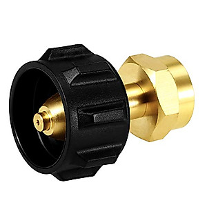 Joywayus QCC1 Regulator Valve 1LB Tank Gas Propane Refill Adapter Outdoor BBQ Kit Fits All 1 LB Throwaway Disposable Cylinder