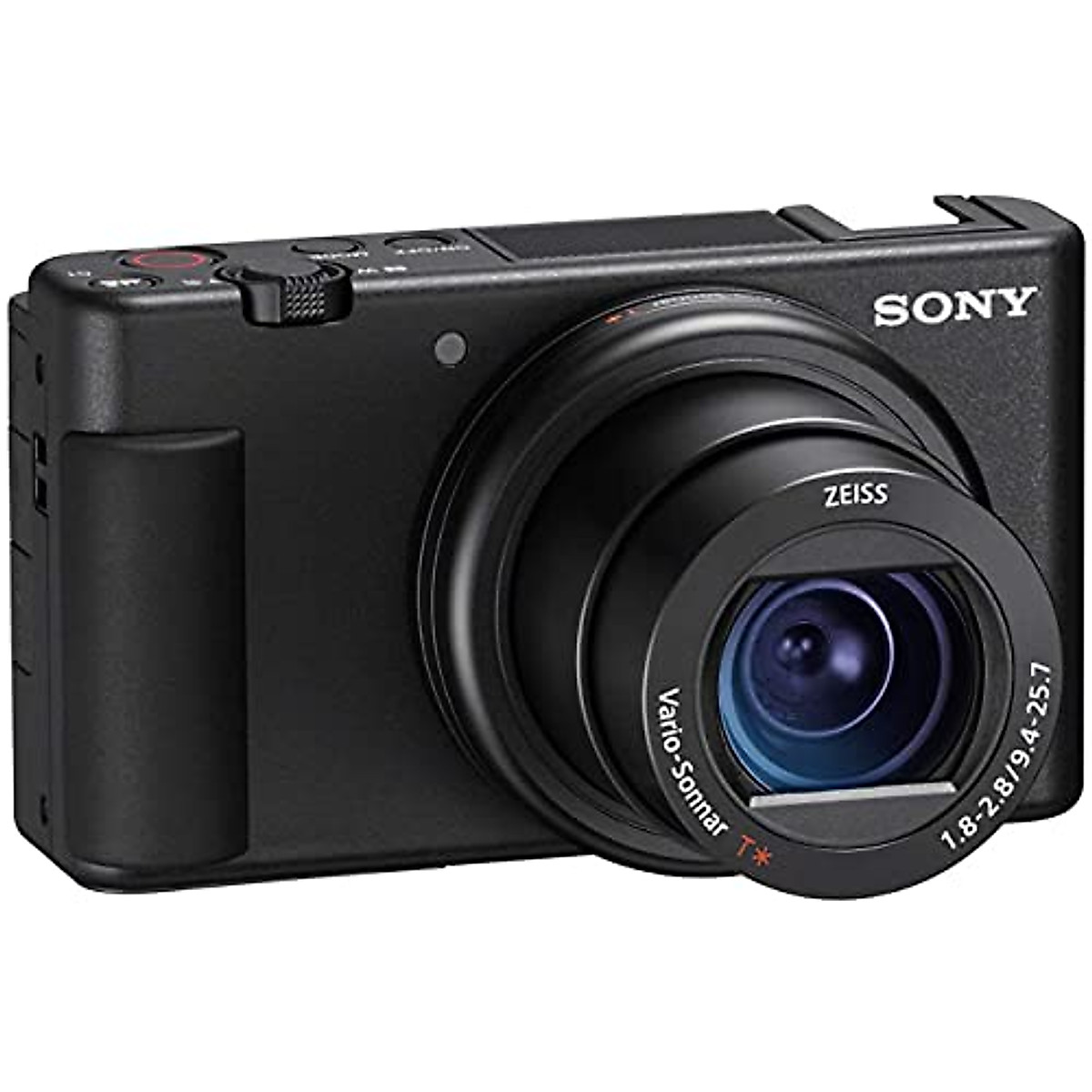 Sony ZV-1 Digital Camera Bundle with Water Resistant Gadget Bag, Monopod, 64GB Memory Card, Card Reader + More | Point & Shoot Camera for Content Creators, Vlogging and YouTube