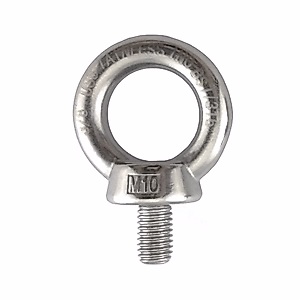 US STAINLESS Stainless Steel 316 Lifting Eye Bolt 10mm M10 Marine Grade Heavy Duty
