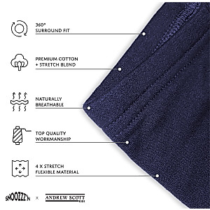 Snoozzz'n Boys Girls Toddler Little Kids Unisex Cotton Stretch Snug Fitting Long Pant Leggings -Multi Packs