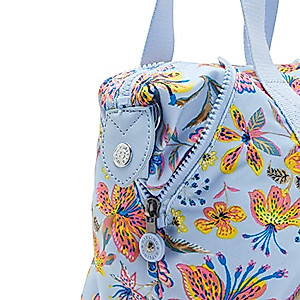 Kipling Women’s Art Mini Tote Bag, Lightweight Small Weekender, Nylon Travel Handbag, Wild Flowers