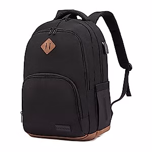 LOVEVOOK Laptop Backpack for Women Men, Classical Laptop Bag with Laptop Compartment for Work Travel, Fashion Daypack, Fit 15.6" Laptop
