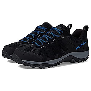 Merrell Accentor 3 Waterproof Shoes for Men - Leather and Mesh Upper, Textile Lining, and Lightweight EVA Foam Midsole Black 15 M
