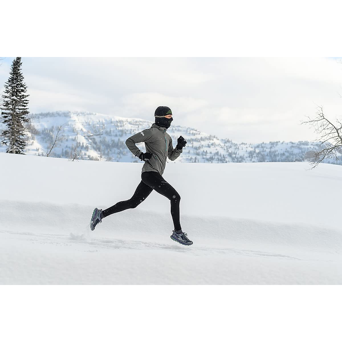 BUFF Standard ThermoNet Hinged Balaclava, Ambit Grey, One Size