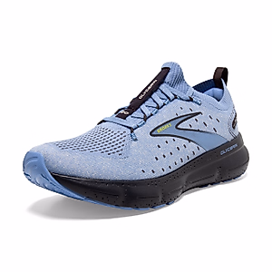 Brooks Men’s Glycerin StealthFit 20 Neutral Running Shoe - Light Blue/Nine Iron/Sulphur - 10 Medium
