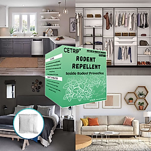 suphanlin CETRIP Peppermint Oil to Repel Mice and Rats,Mouse Repellent,8 Pack Rodent RepellentRat Repellent Outdoor/Indoor,Mouse Deterrent Indoor, Rodent Deterrent