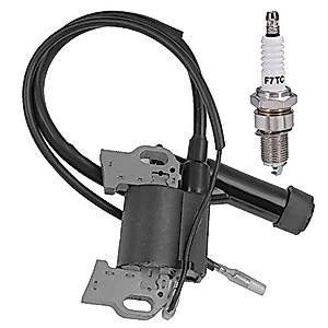 Ignition Coil + Spark Plug Replacement for Champion Power 196cc 6.5HP 3500 4000 Watt Gas Engine Generator