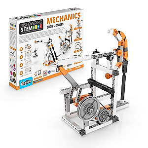 Engino- STEM Toys, Mechanics Cams & Cranks, Construction Toys for Kids 9+, Fun Educational Toys, Gifts for Boys & Girls (8 Model Options), STEM Building Toys