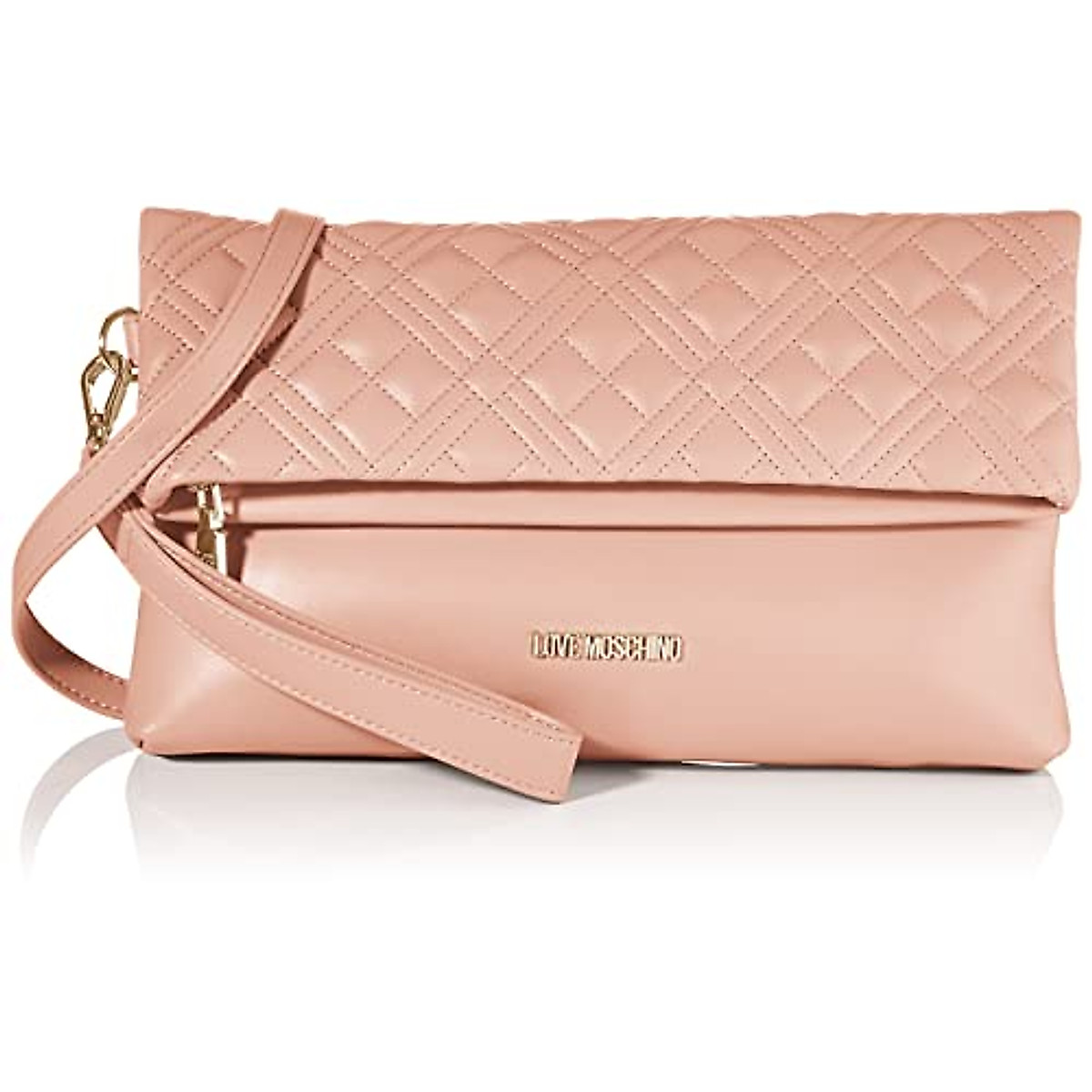 Love Moschino Zipper Shoulder Bag, Pink