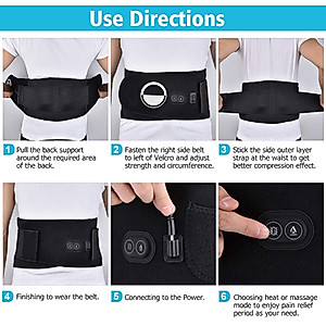 LSRRYD Premium Double Pull Lumbar Support Belt Back Support Belt Lower Back Brace for Pain Relief and Injury Prevention