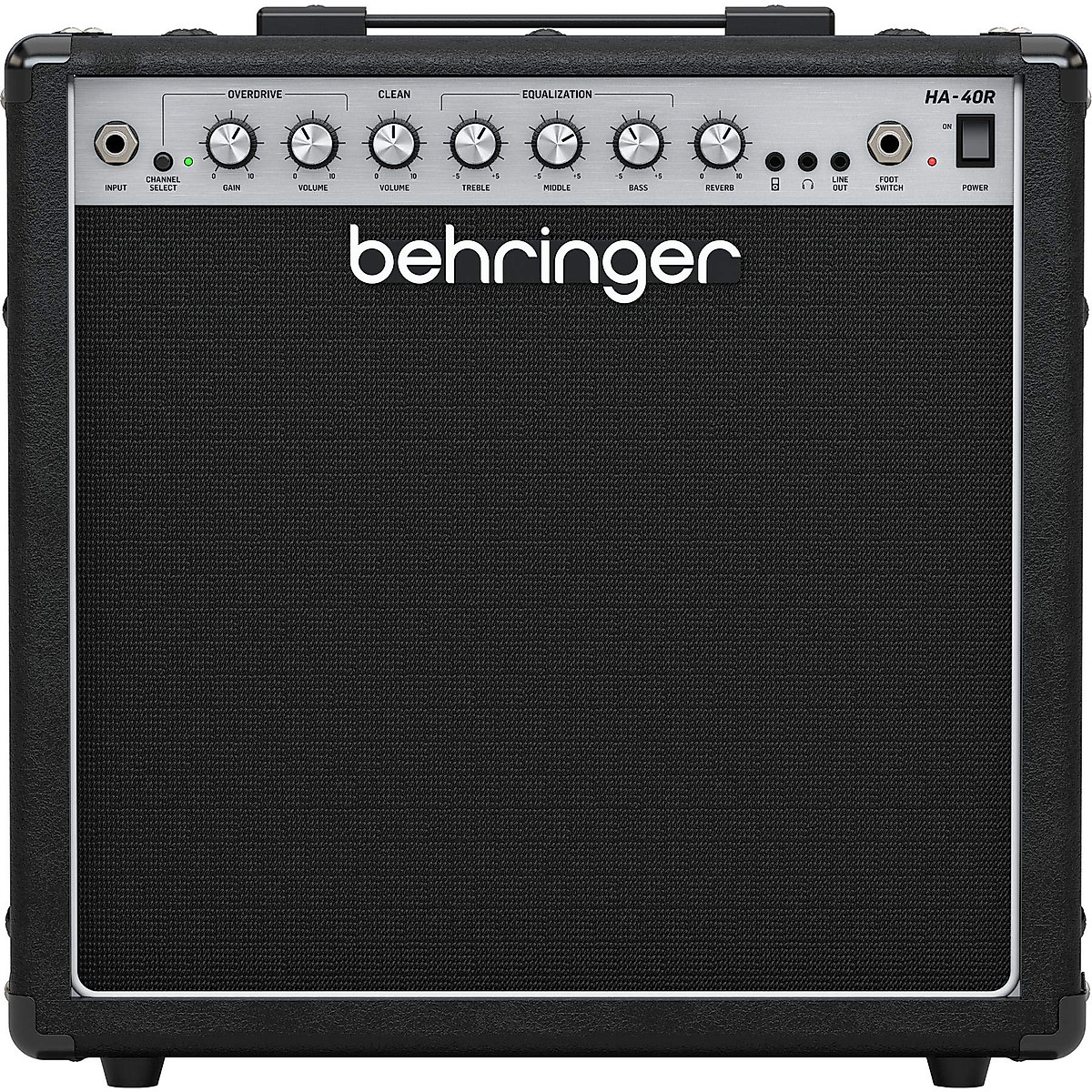 Behringer HA-40R 40 Watt Guitar Amplifier with 2 Independent Channels, VTC Tube Modeling, Reverb and Original Bugera 10" Speaker
