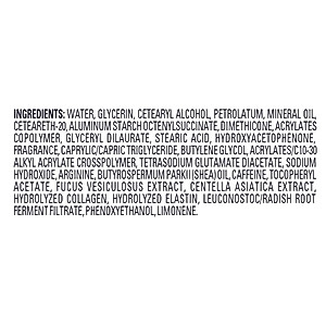 Jergens Skin Firming Body Lotion for Dry to Extra Dry Skin, Skin Tightening Cream with Collagen and Elastin, Dermatologist Tested, Hydralucence Blend Formula, 16.8 Oz