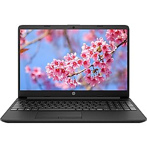 HP Notebook 15 15.6-inch Laptop - Intel Celeron N4020 Processor - 8GB DDR4 Memory - 128GB SSD - Webcam - Type-C - RJ-45 - HDMI - Windows 10 Home (Renewed)