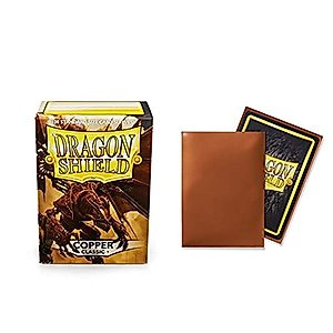 Dragon Shield Classic Copper Standard Size 100 ct Card Sleeves Individual Pack …