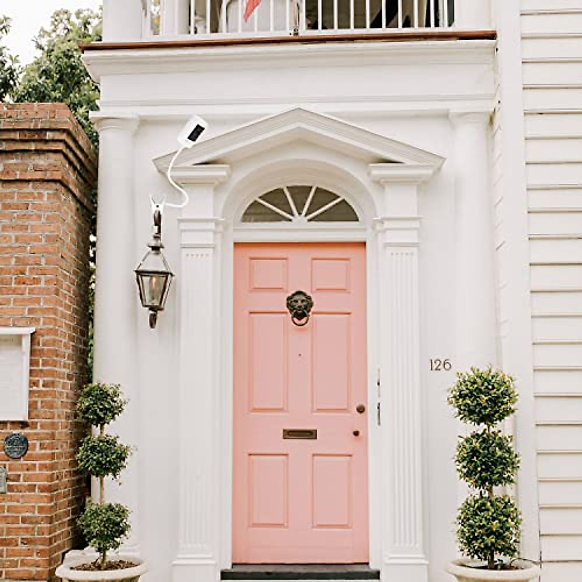 2Pack Clamp Mount for Ring Stick Up Cam & Ring Indoor Cam, Flexible Gooseneck Mounting Bracket to Attach Your Camera Anywhere with No Tools - White