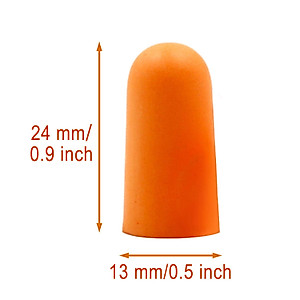 20 Pair Foam Ear Plugs with Cord - Soft & Comfortable Disposable Ear Protection - Individually Wrapped with Noise Cancelling up to 32dB - Ideal for Sleeping Construction Shooting Sports Mowing