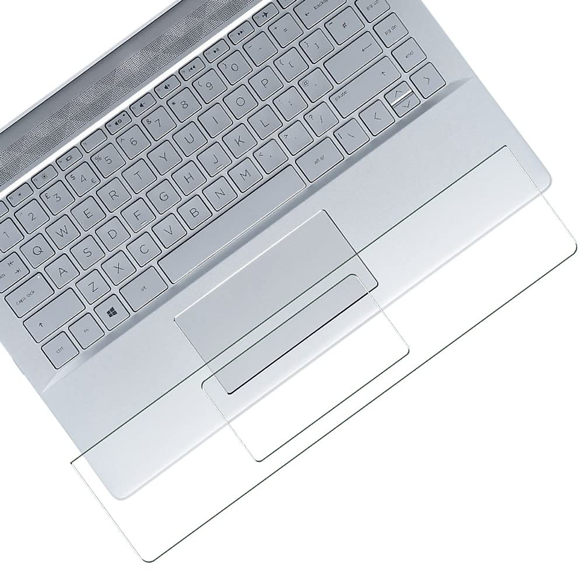 Puccy 2 Pack Keyboard TouchPad Film Protector, compatible with ASUS ProArt StudioBook H5600 H5600QM 16" Laptop TPU Trackpad Guard Cover Skin (Not Tempered Glass Screen Protectors)