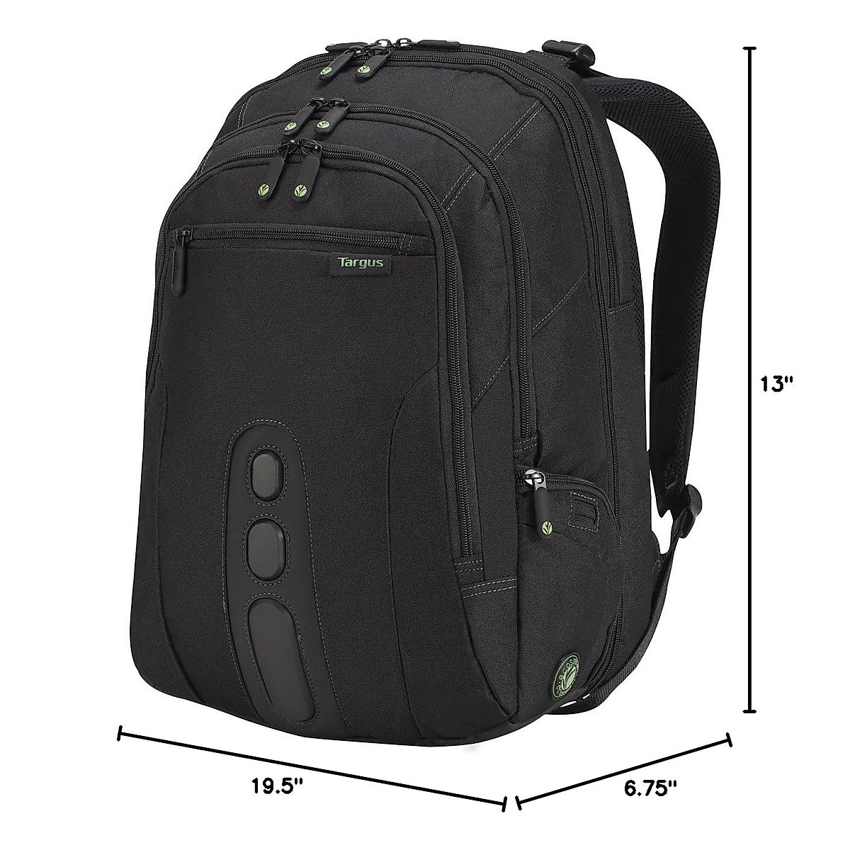 Targus Travel Laptop Backpack for 17 inch Laptops, TSA Checkpoint-Friendly Carry On Travel Backpack for Women Men Business/College Laptop Bag for Work School Travel, Black (TBB019US)