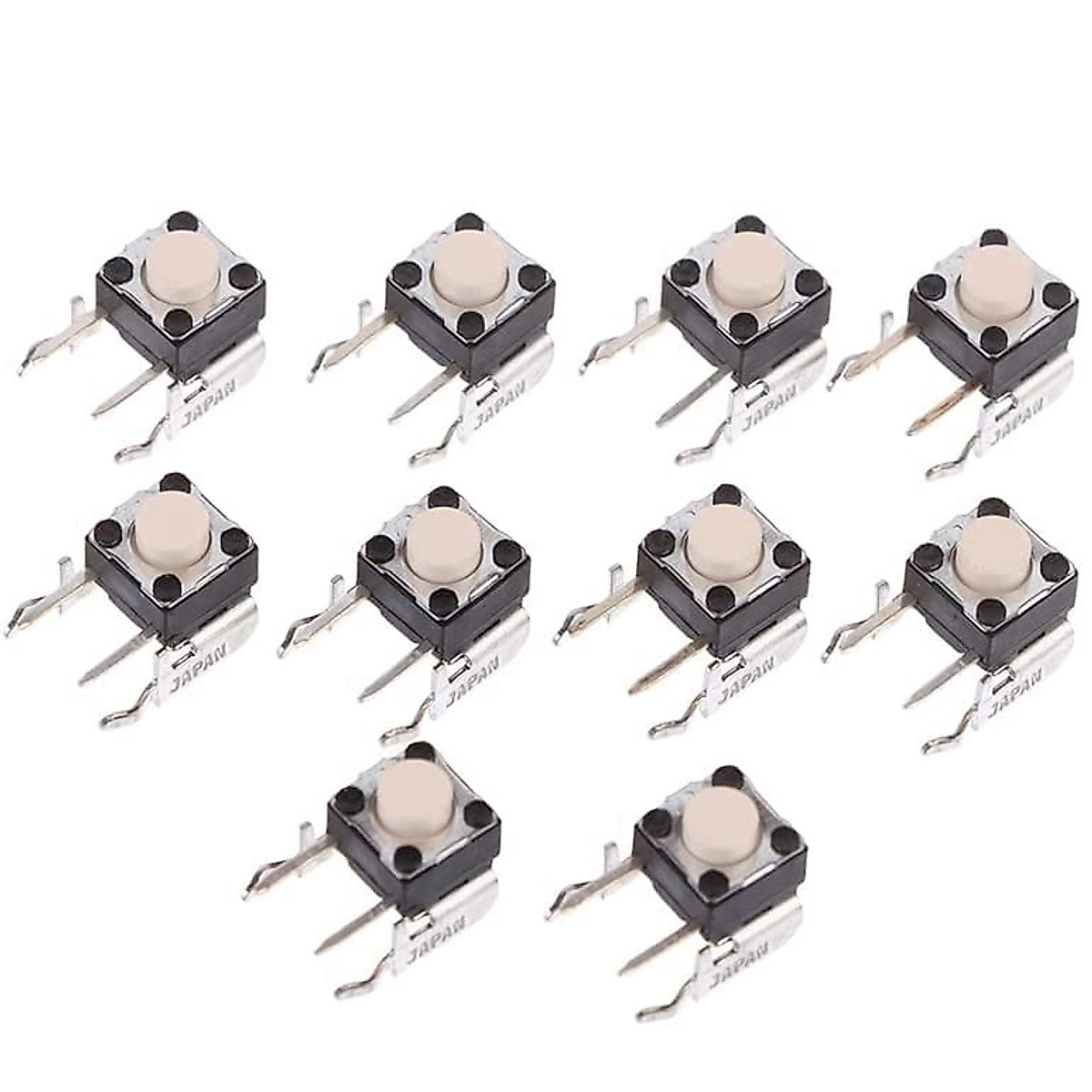 10 PCS LB RB Bumper Buttons Micro Switch Button for Xbox 360 Xbox One Controller (White)