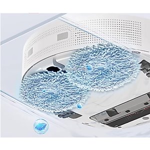 HEEPDD 2Pcs Sweeping Mopping Pads, Wet Mopping Pads Mop Pads Robot Vacuum Cleaner Parts for Dreame W10 W10 PRO Replacement Accessories
