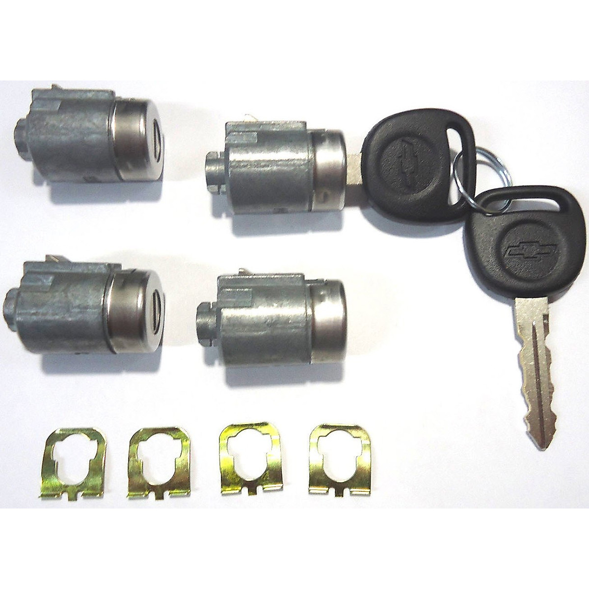 2002 2003 2004 2005 2006 2007 Chevrolet Express Van OEM Set of 4 Door Lock Cylinders Keyed Alike 2 Keys 706591 X4 598007
