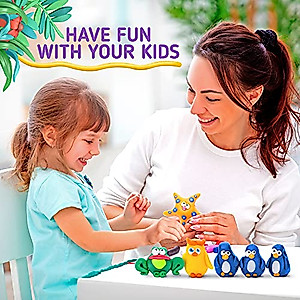 Air Dry Clay 24 Colors, Soft & Ultra Light, Modeling Clay for Kids with Accessories, Tools and Tutorials