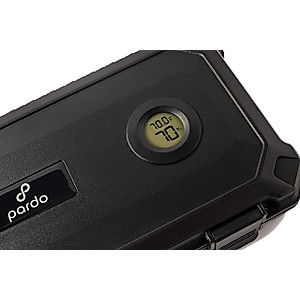 Pardo Cigar Humidors with Humidor Hygrometer - Holds up to 5 Cigars - Airtight, Waterproof, Sturdy & Durable Travel Humidor Cigar Box - Cigar Case & Cigar Boxes Ideal as Gifts for Men